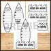 Summer Bucket List Paper Craft and Writing, End of Year Surfboard Craft ...