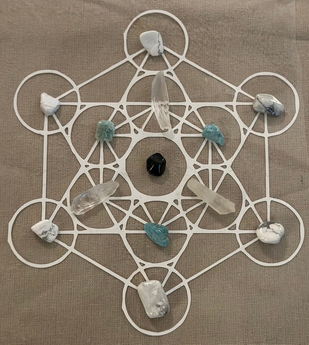 Complete Custom Crystal Grids 1 Cloth Grid and 3 Bags of Crystals - Etsy