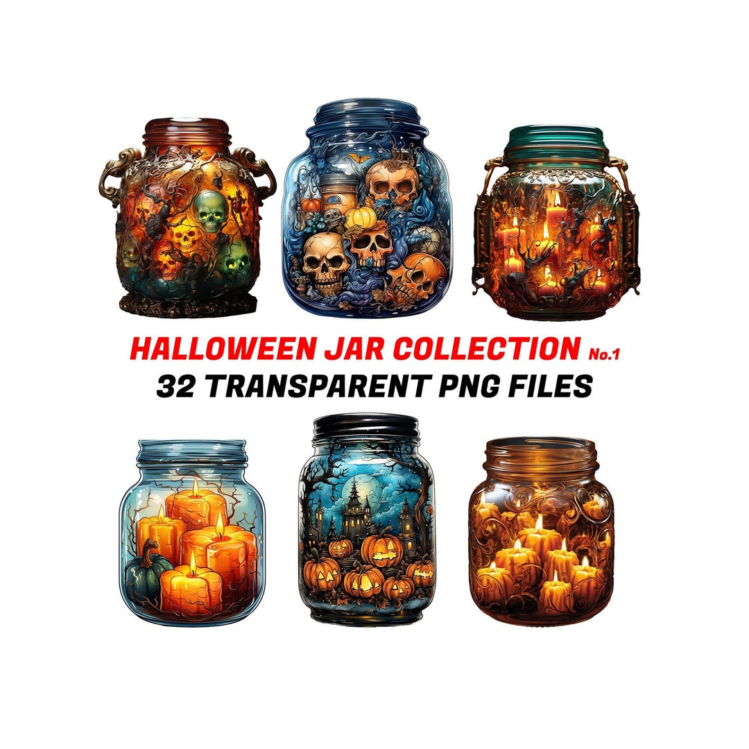 Halloween Jar Png, Halloween Png, Jar Halloween Png, Jars Png ...