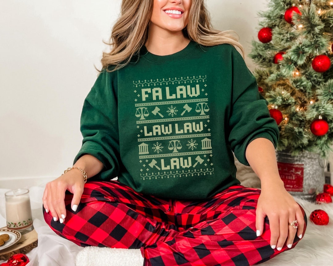 Lawyer Christmas Sweatshirt, Funny Lawyer Sweatshirt, Gift for Lawyer ...