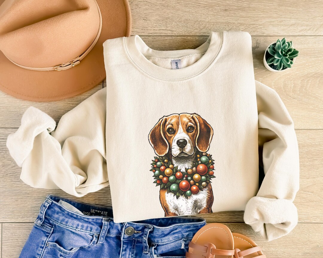 Beagle Dog Christmas Sweatshirt, Beagle Mom Sweater, Beagle Gifts for ...