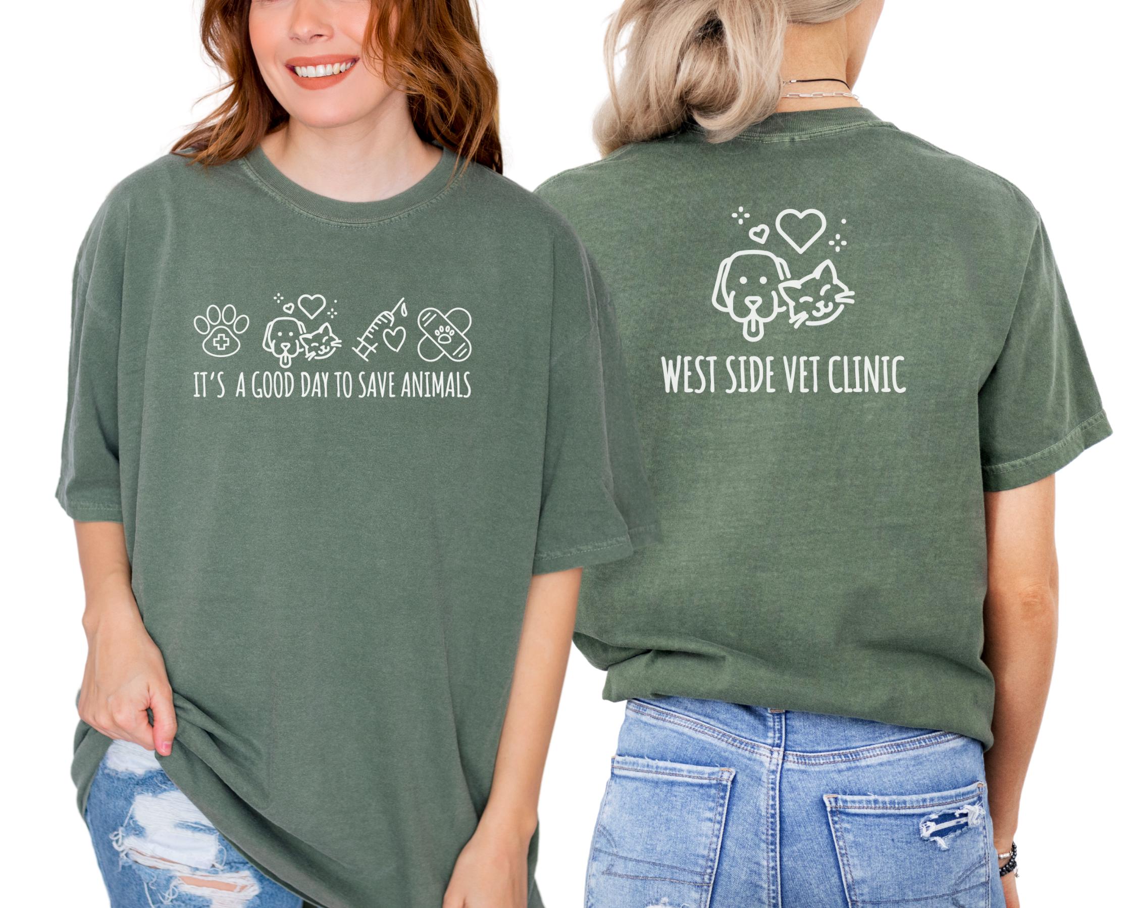 Custom Veterinarian Shirt, Personalized Veterinary Medicine T-shirt ...