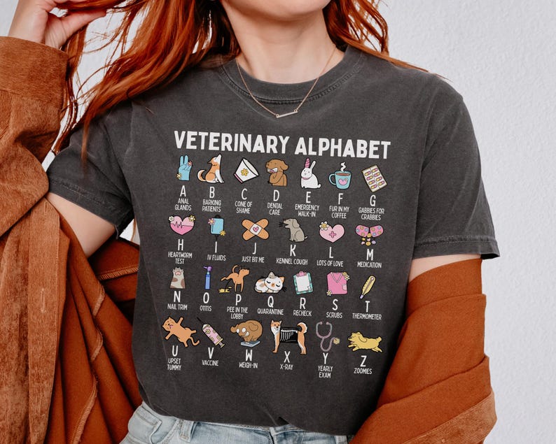 Veterinarian Shirt, Veterinary Medicine T-shirt, Vet Tech Gift ...
