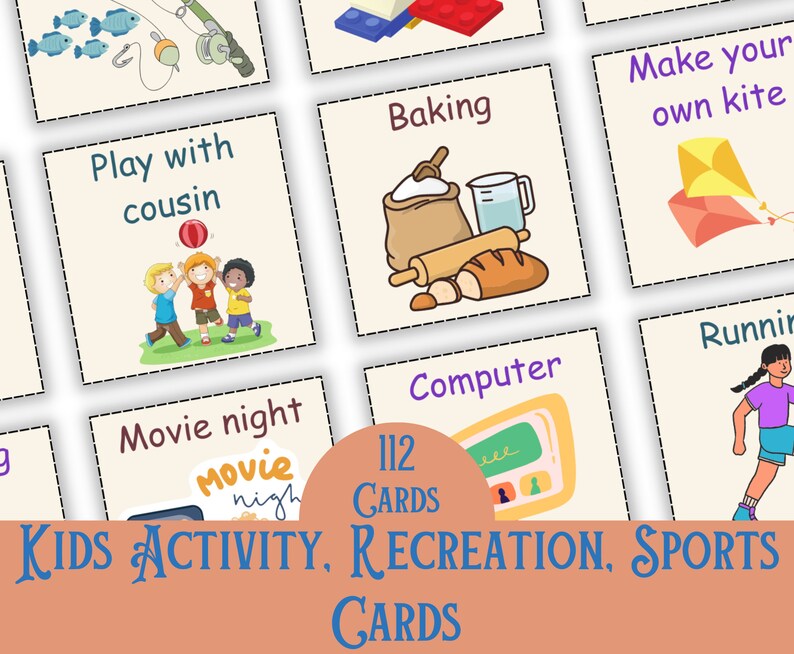 Printable Daily Routine Cards Kids Activity Recreation - Etsy Australia