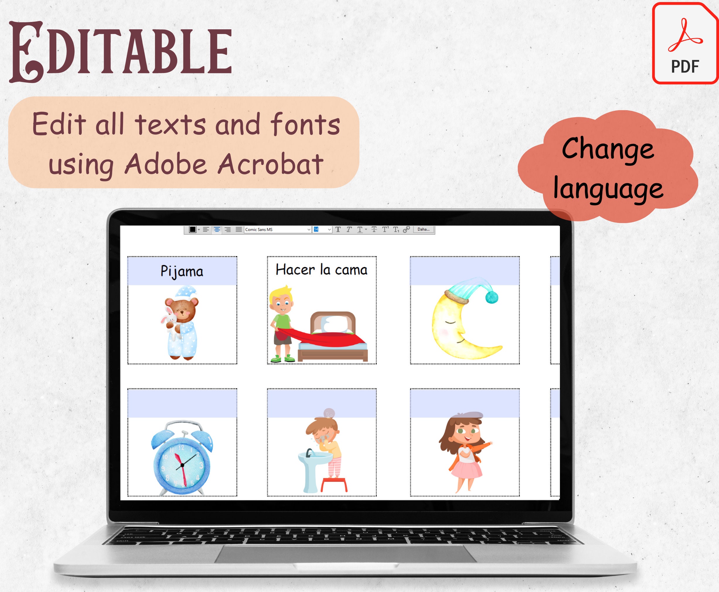 Printable Daily Chore Cards, Toddler Chores, Preschool Routine, Kids ...