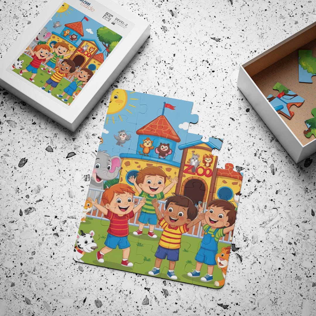 Kids' Puzzle Fun - 30-piece Jigsaw for Creative Play, Animal Theme ...