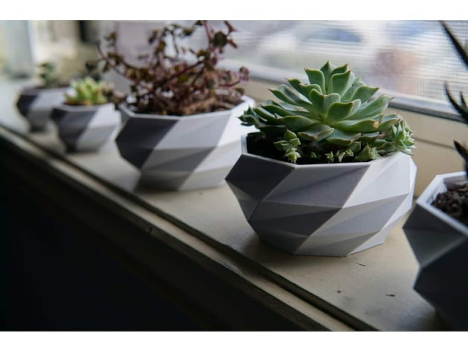 Custom 3D Printed Planters - Unique and Personalized Home Decor - Etsy