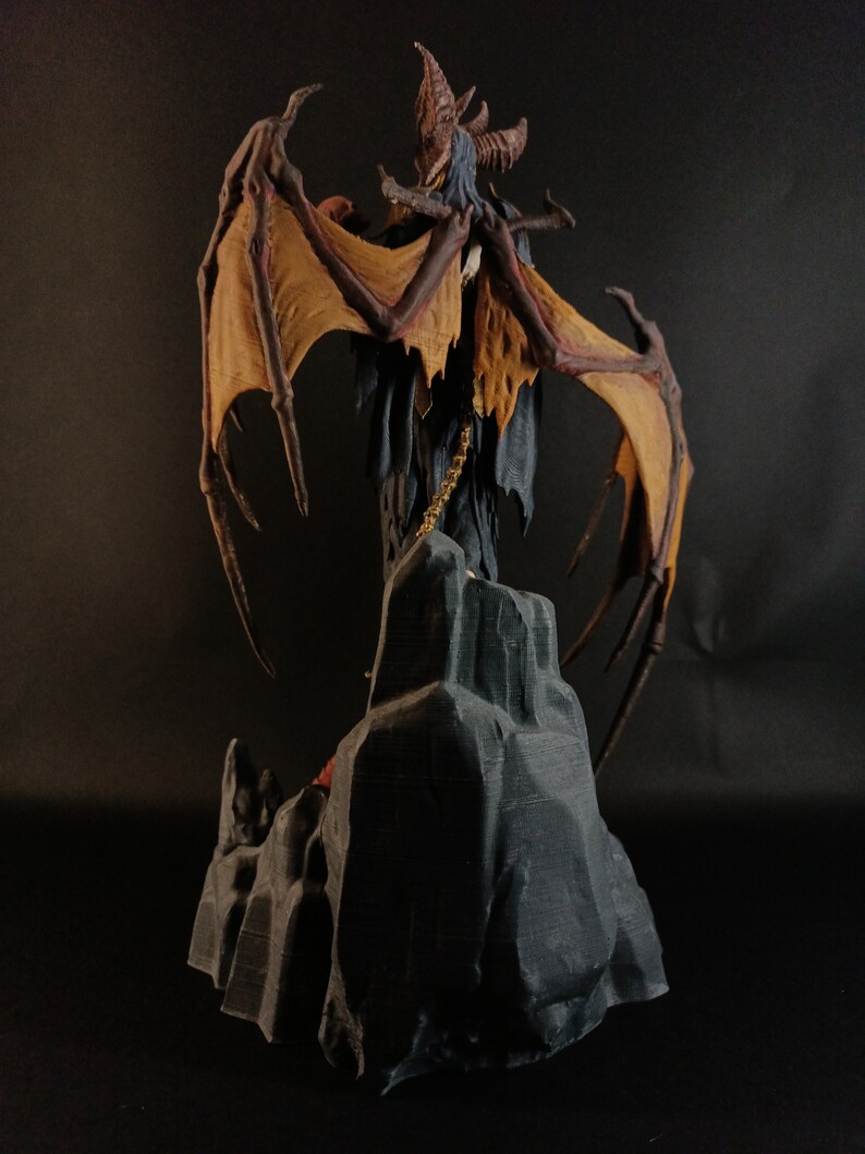 Diablo 4 Lilith Figure, 8k Resin Statue Dark Fantasy Gaming Collectible ...