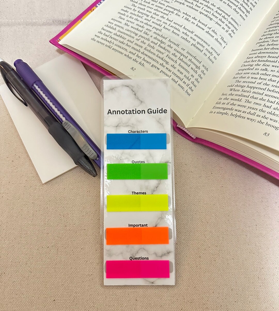 Annotation Bookmark |annotation Guide | Classic Book Reader | Reading ...