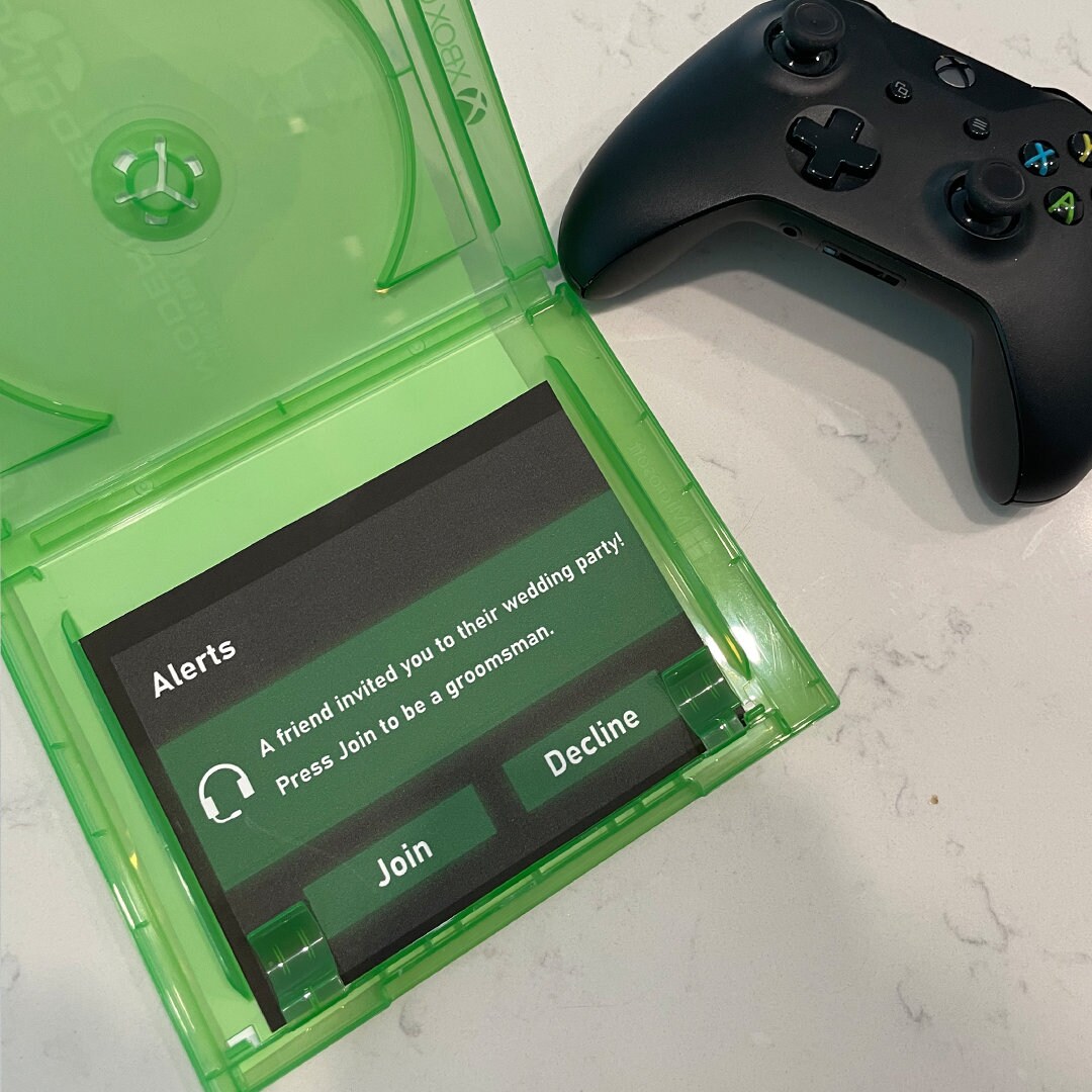 Apex Legends Themed Groomsmen Invitation, Wedding Party Gift, Best Man ...