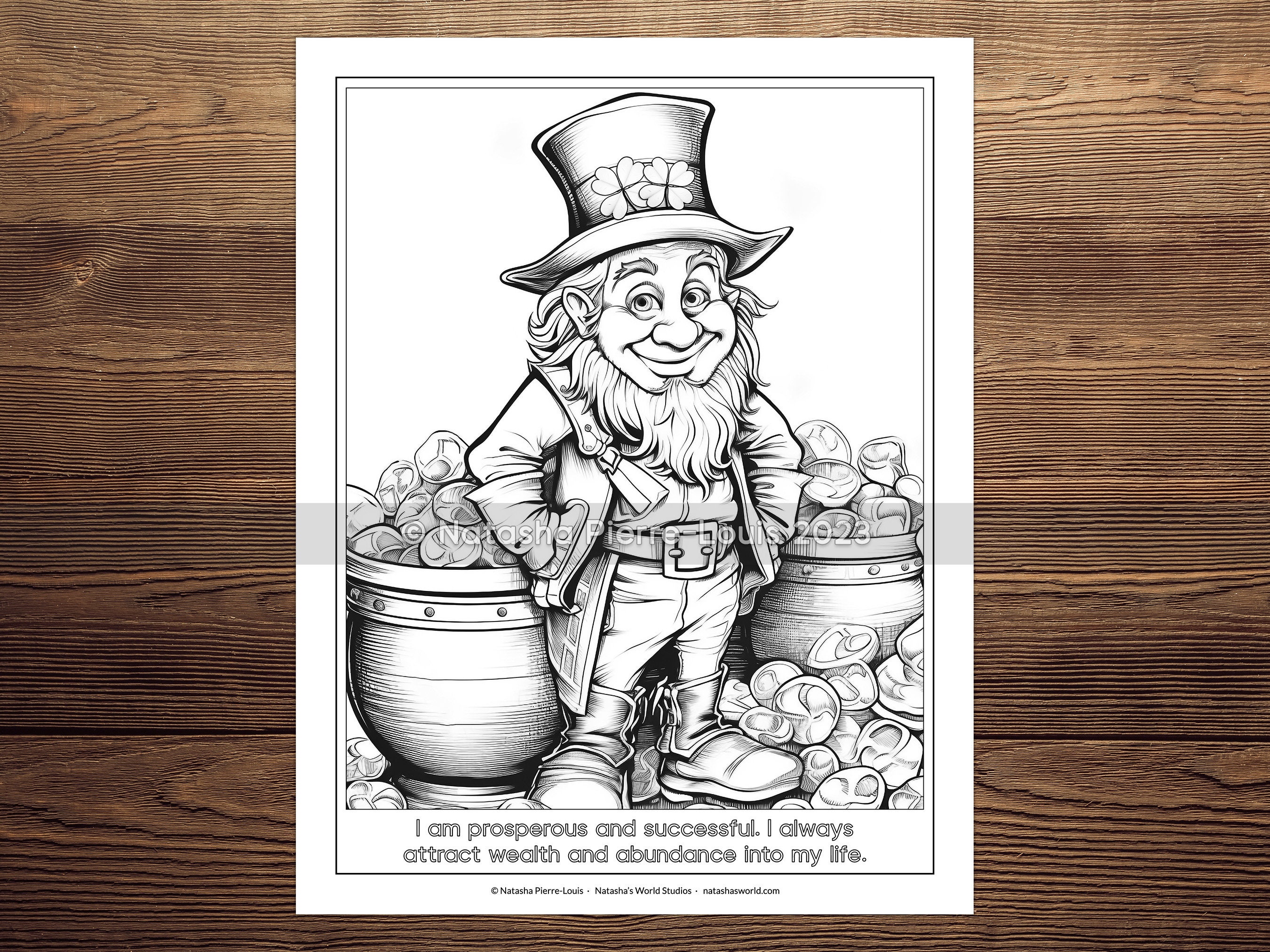 Mythical Affirmations Coloring Book: 30 Positive Inspirational Pages ...