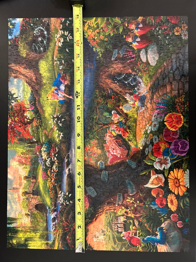 Alice in Wonderland Puzzle - Etsy