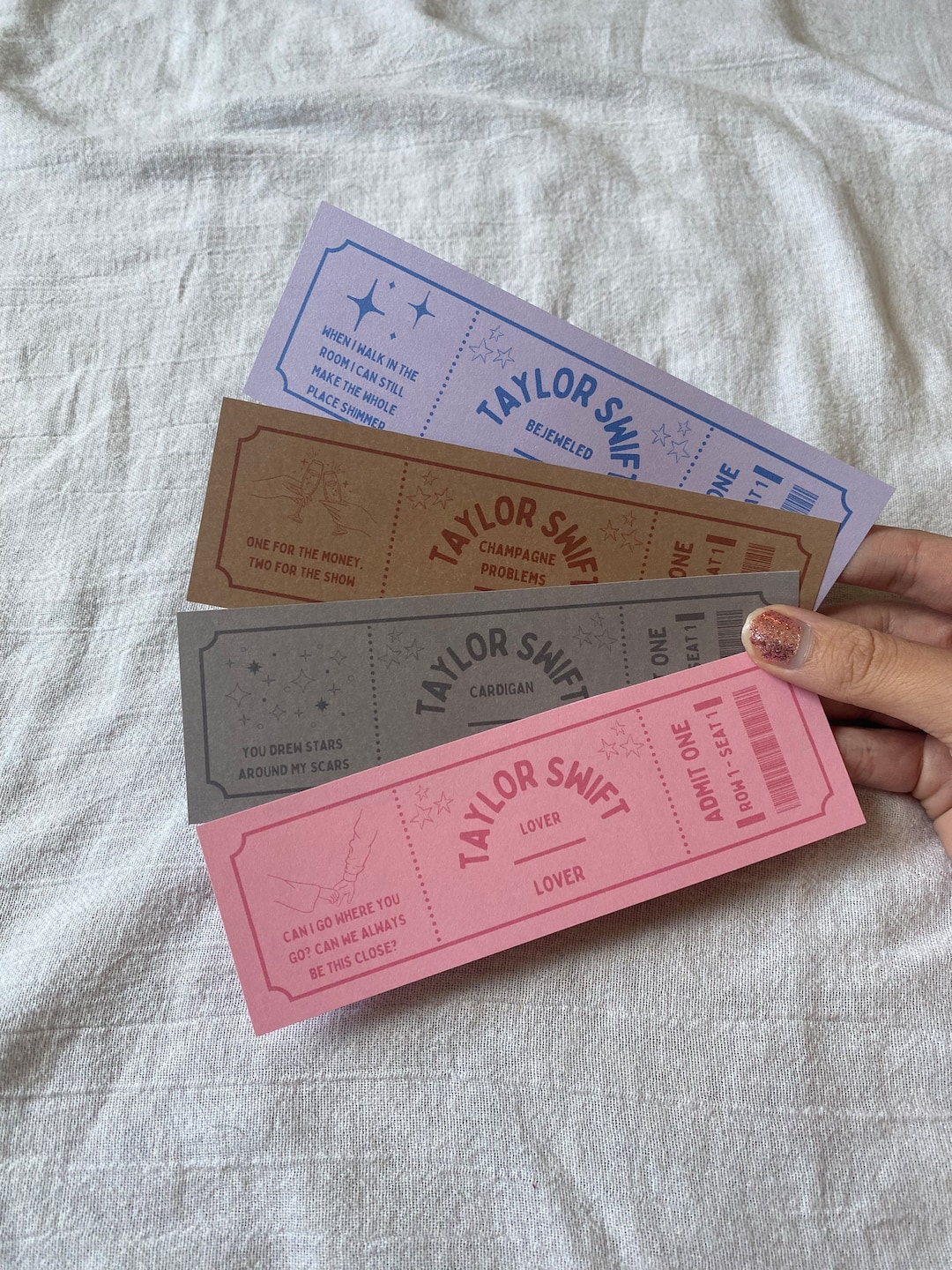 Taylor Swift Inspired Bookmarks - Etsy