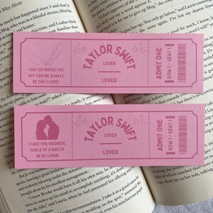 Taylor Swift Inspired Bookmarks - Etsy