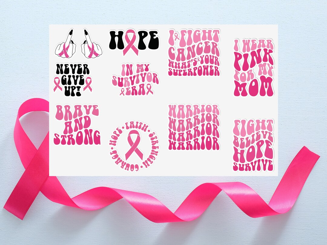 Cancer Awareness Month Bumper Sticker Car Owala Water Bottle - Etsy