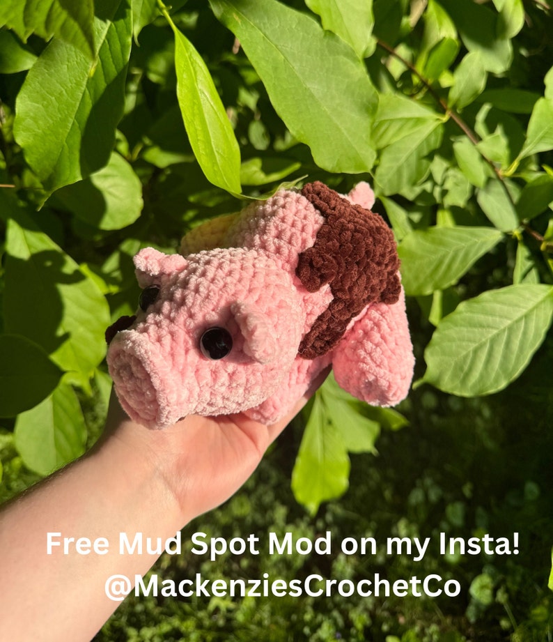Low - Sew Crochet Pig PDF Pattern! | Beginner Friendly Crochet Patterns ...