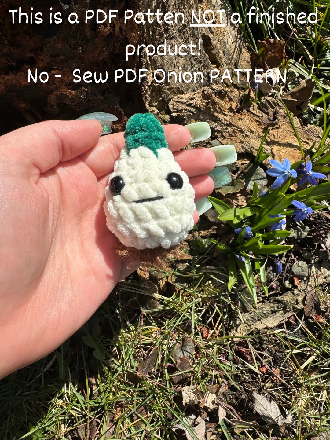 No Sew Crochet Onion Pattern PDF PATTERN Beginner Friendly Crochet ...