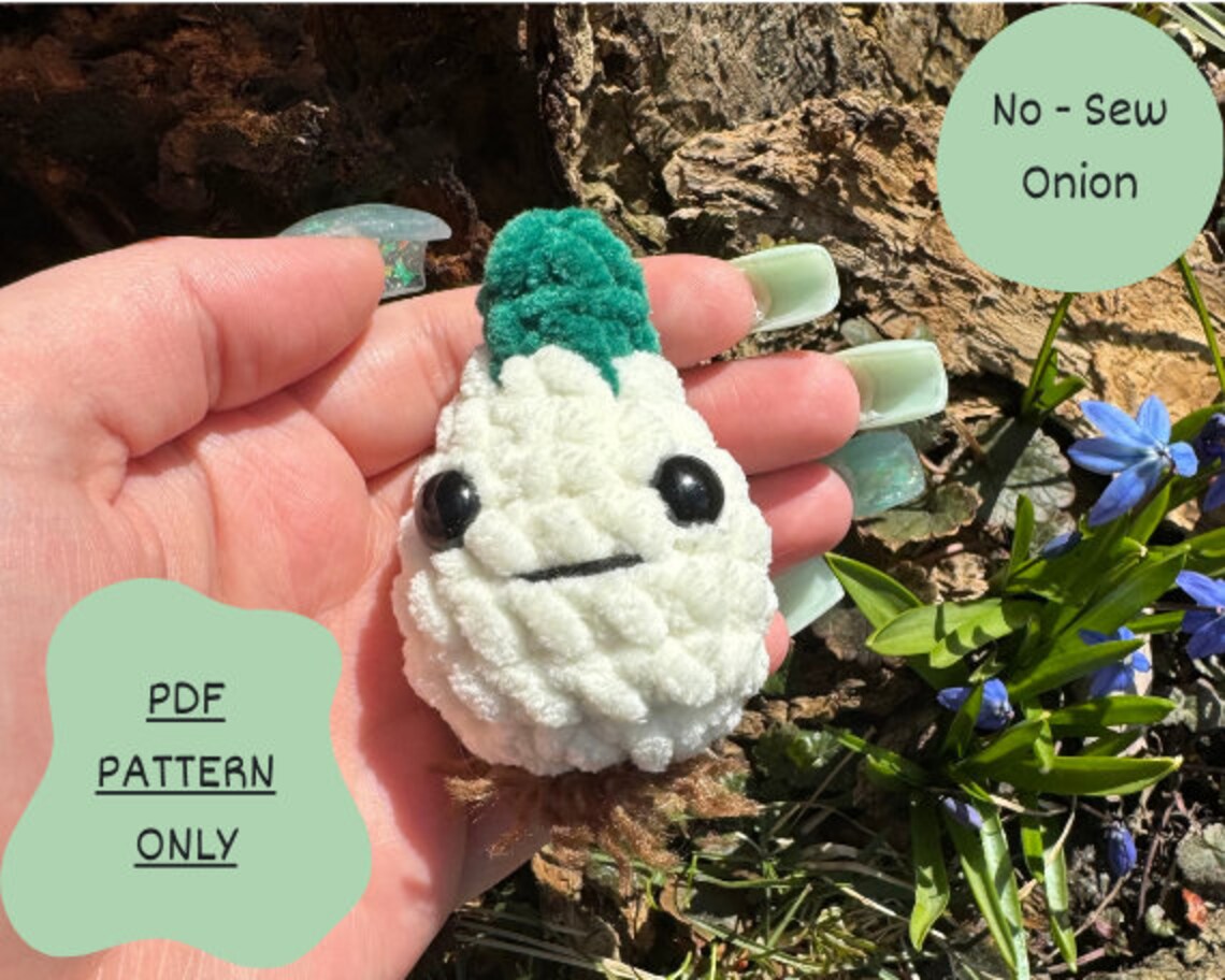 No - Sew Crochet Onion Pattern! PDF PATTERN! | Beginner Friendly ...