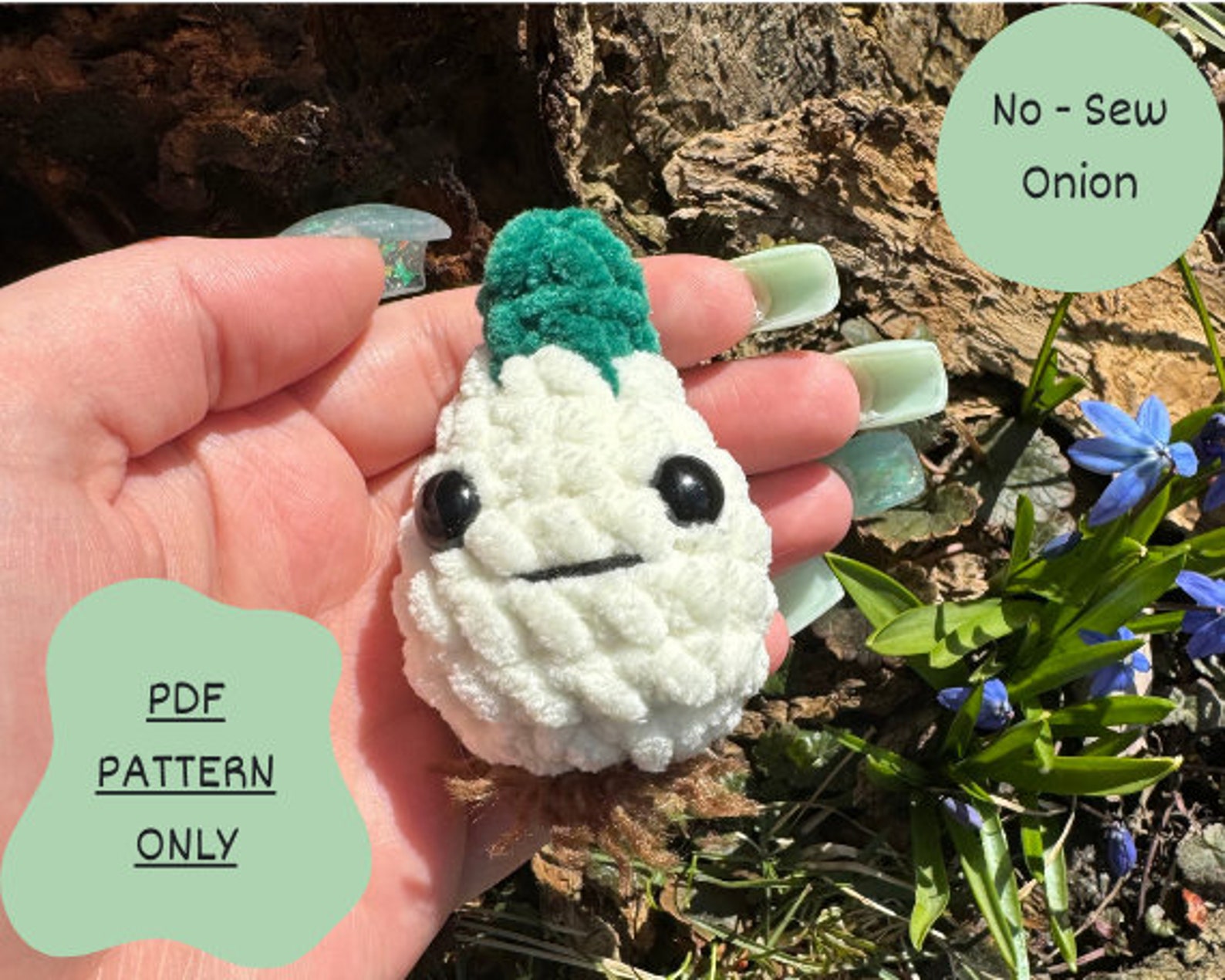 No - Sew Crochet Onion Pattern! PDF PATTERN! | Beginner Friendly ...