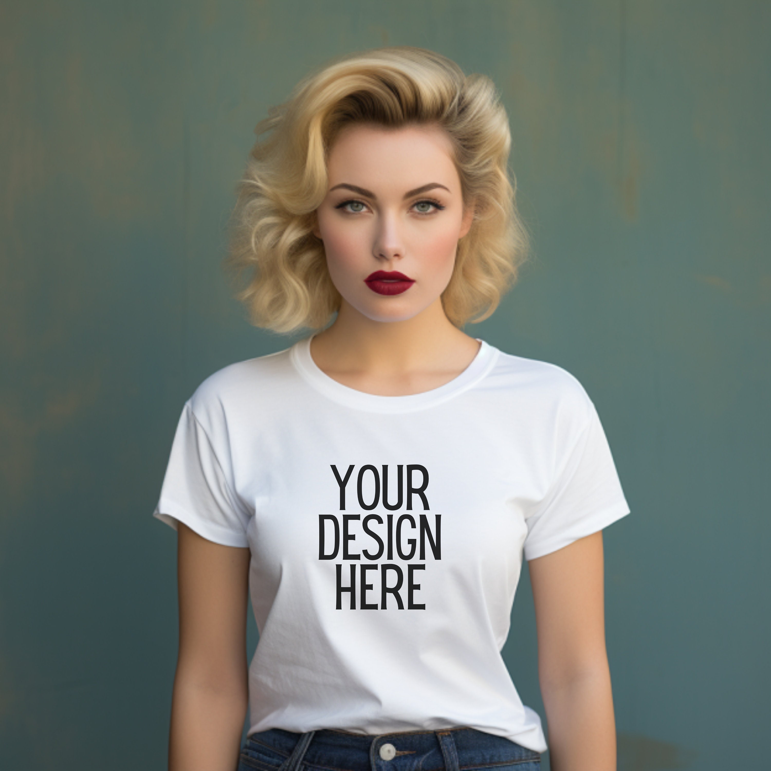 Bella Canvas Mock Up Model Mock Up T Shirt Mock Up Etsy