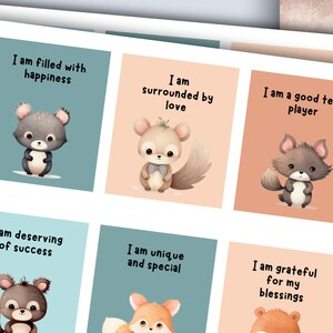 45 Printable Positive Affirmation Cards for Kids, Empowering Kids ...
