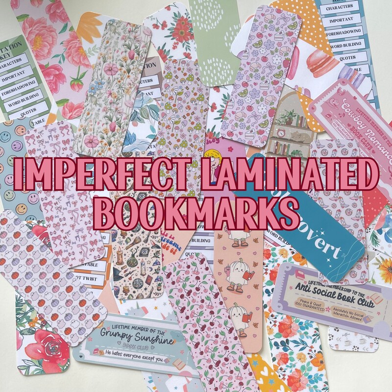 Laminated Bookmark - Etsy