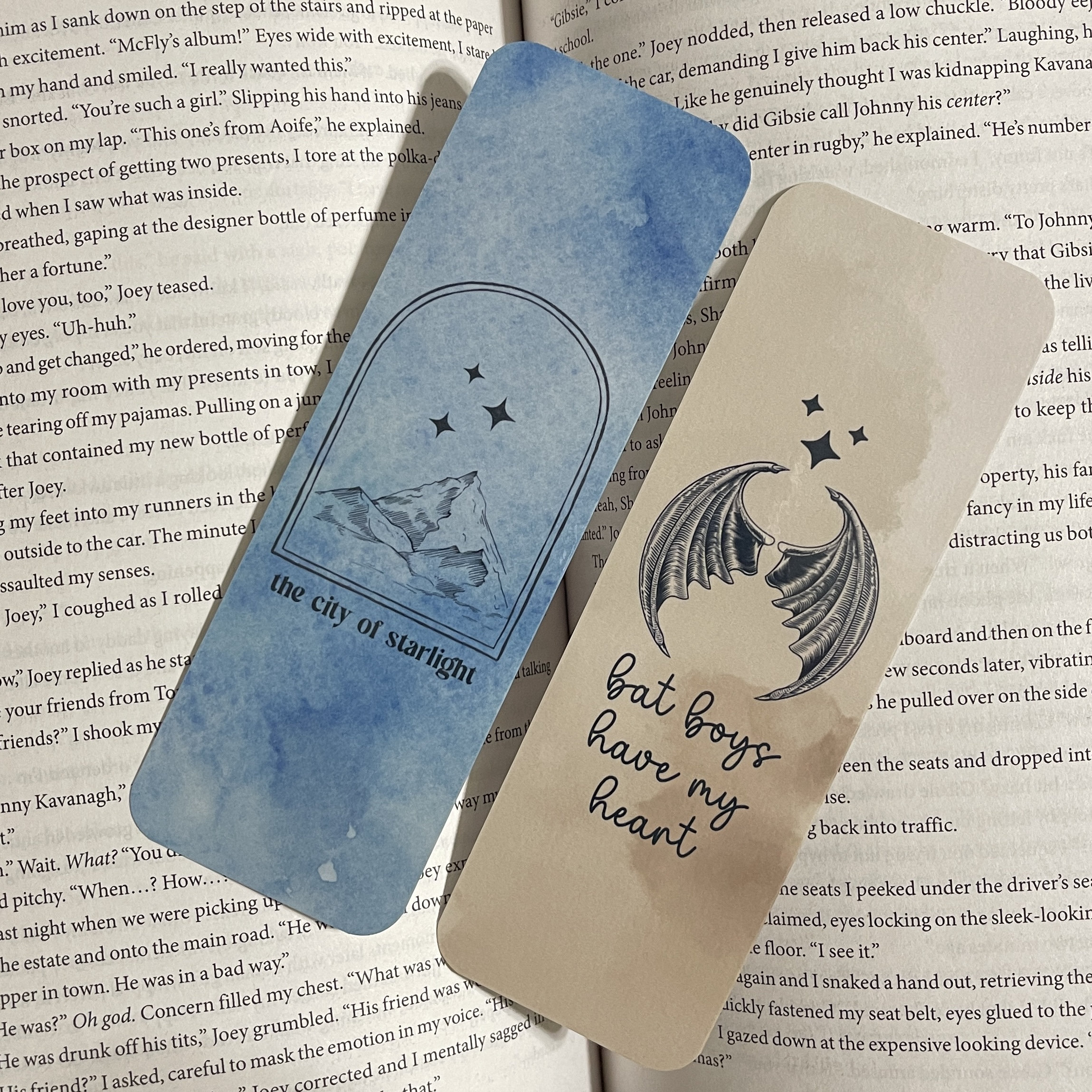 Fantasy Lover Bookmarks Laminated Bookmark ACOTAR Inspired Bookmarks ...