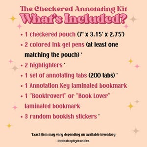 Checkered Annotation Kit | Annotator | School | Journaling | Teacher ...