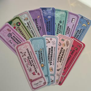 Bookish Ticket Bookmark | Handmade Bookmark | Laminated Bookmark ...