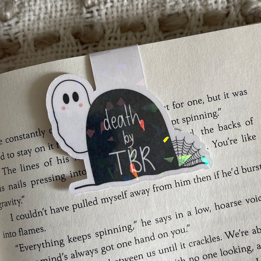 Death by TBR Holographic Magnetic Bookmark Holographic Bookmark ...