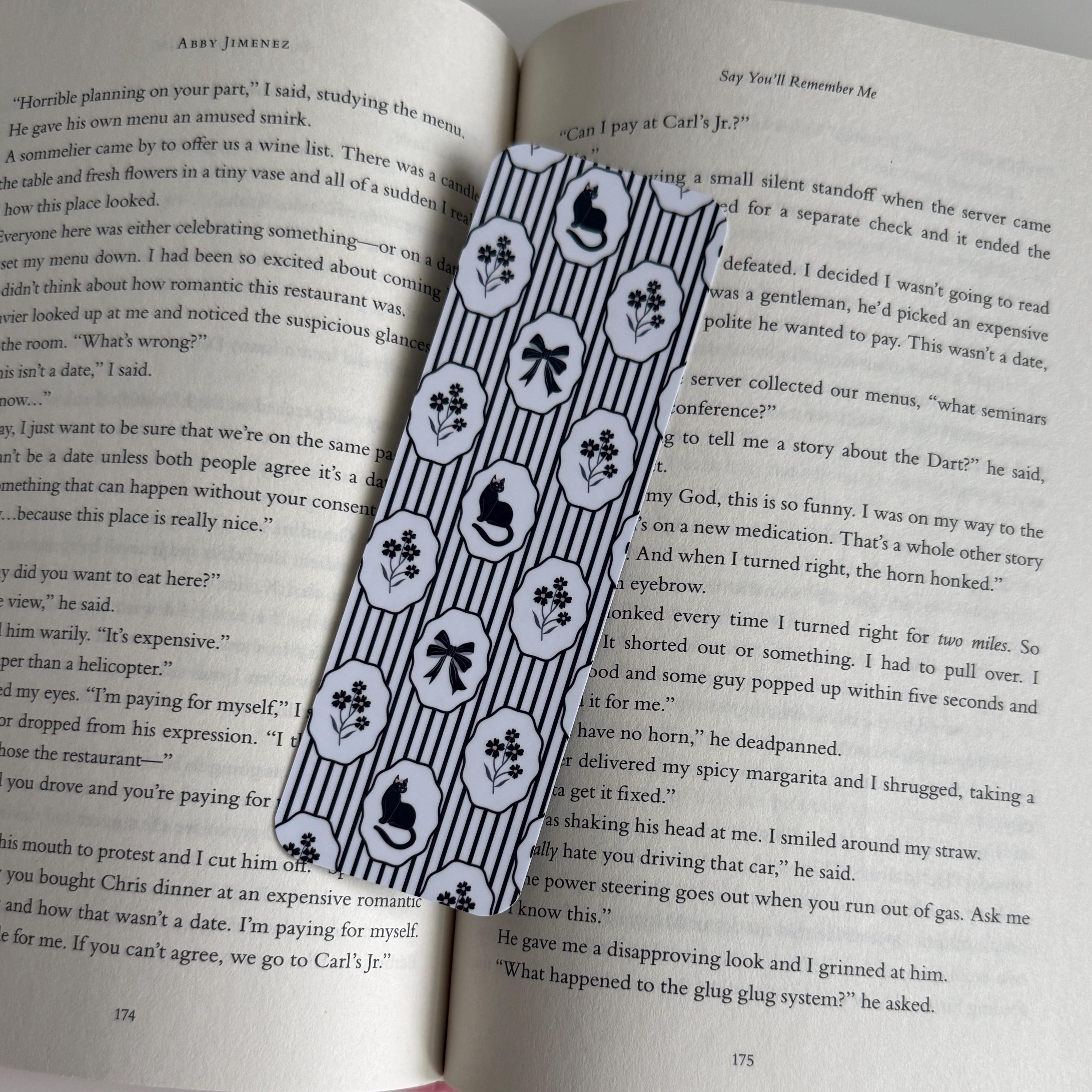 Black and White Bookmarks | Handmade Bookmark | Laminated Bookmark ...