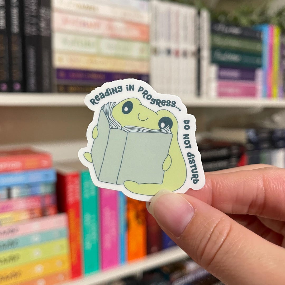 Reading in Progress Do Not Disturb | Waterproof Kindle Sticker | E ...