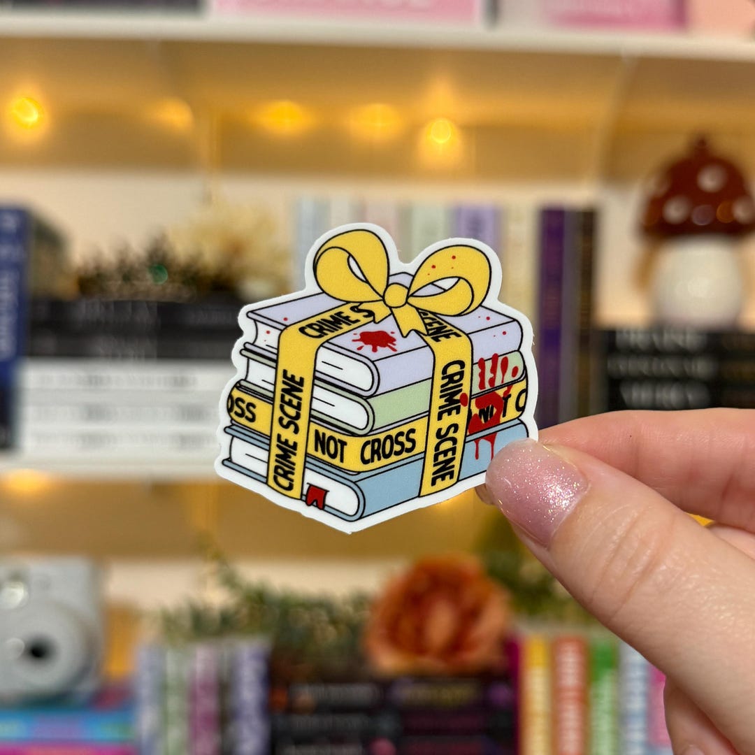 Crime Scene Thriller Books | Waterproof Kindle Sticker | E-reader ...