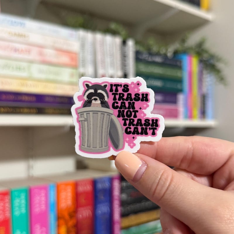 Trash Can Sticker - Etsy