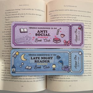 Bookish Ticket Bookmark | Handmade Bookmark | Laminated Bookmark ...