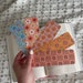 Retro Smile Floral Laminated Bookmark Smiley Face Bookmark - Etsy