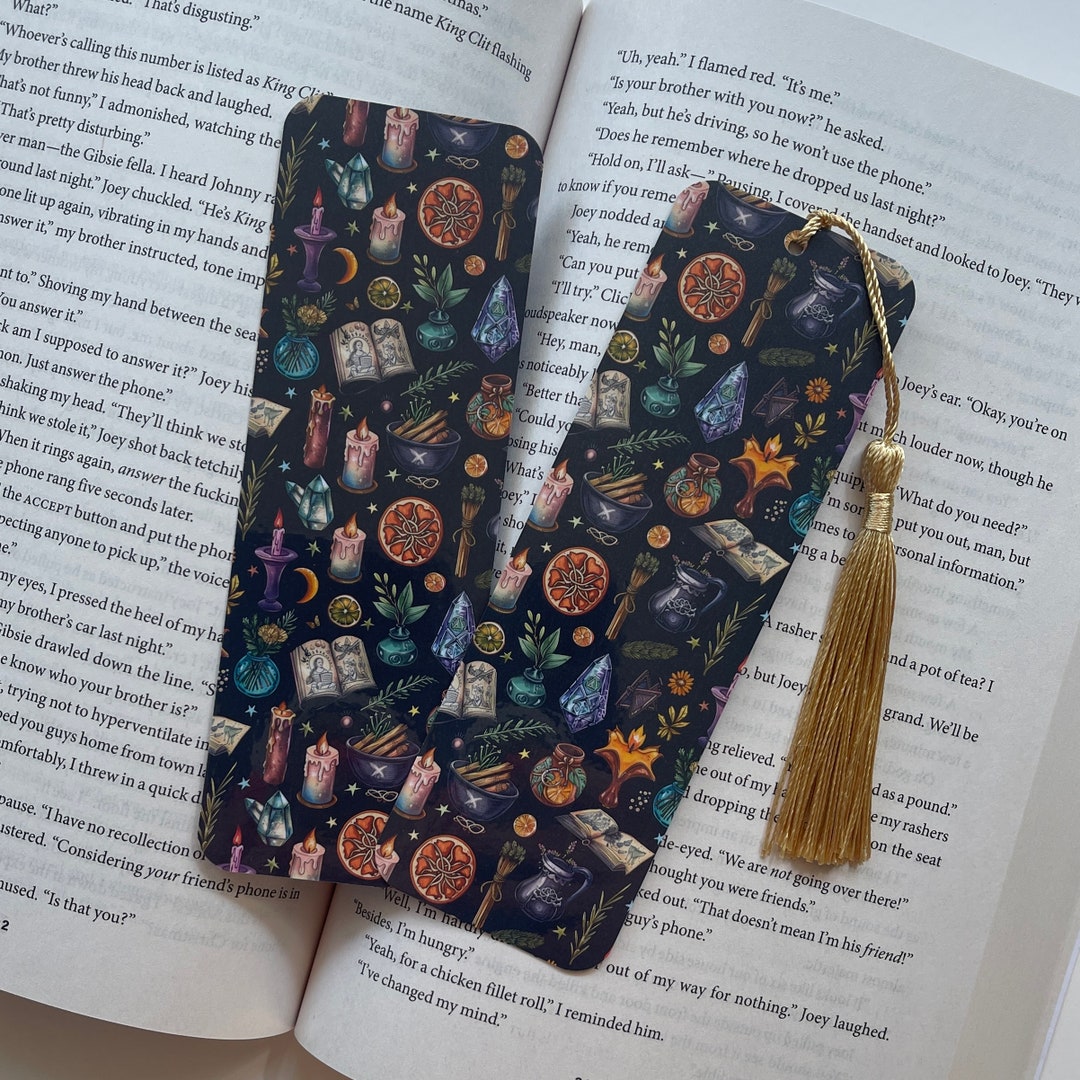 Whimsical Magic Laminated Bookmark | Handmade Bookmark | Book Club ...