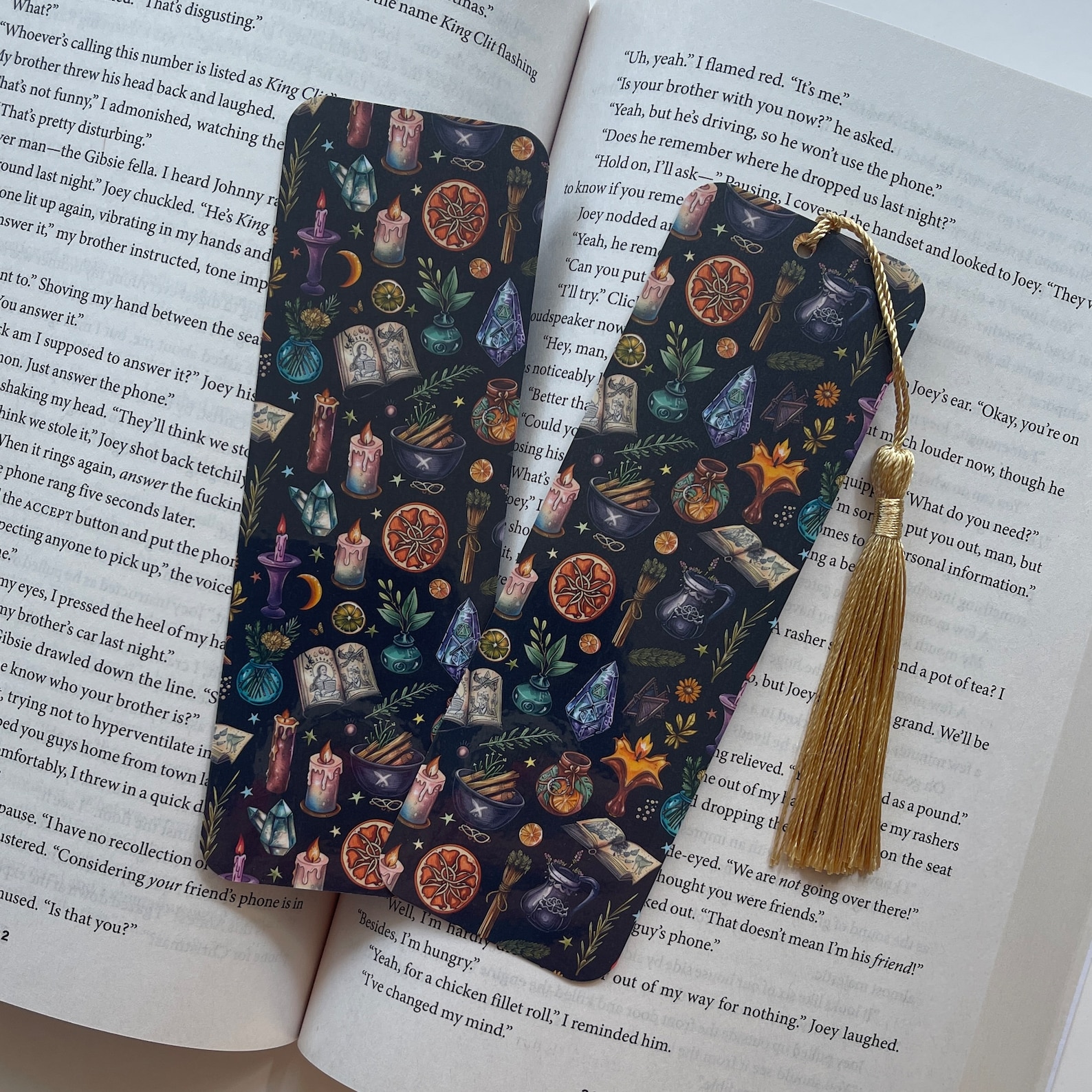 Whimsical Magic Laminated Bookmark | Handmade Bookmark | Book Club ...