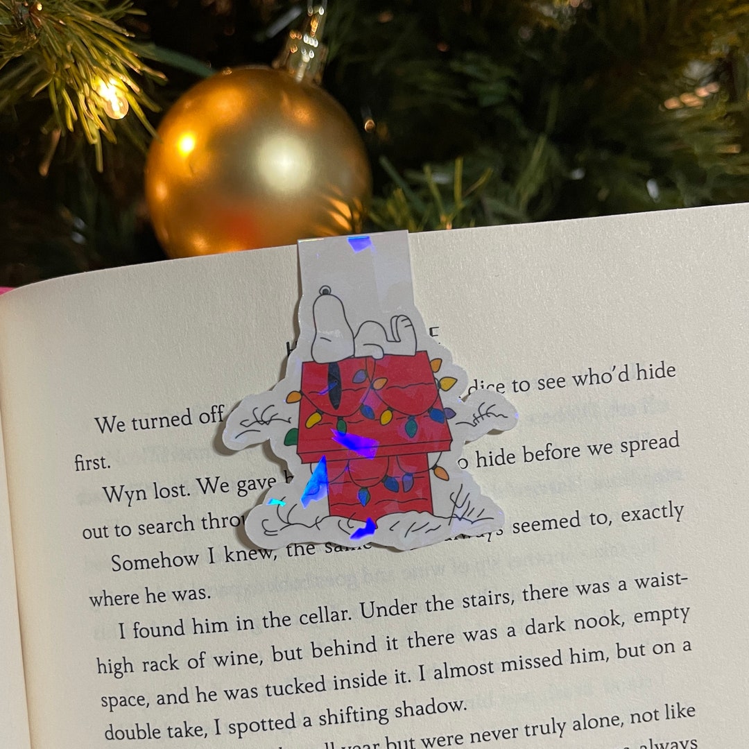 Snoopy Christmas Holographic Magnetic Bookmark Bookish Gift Gift for ...