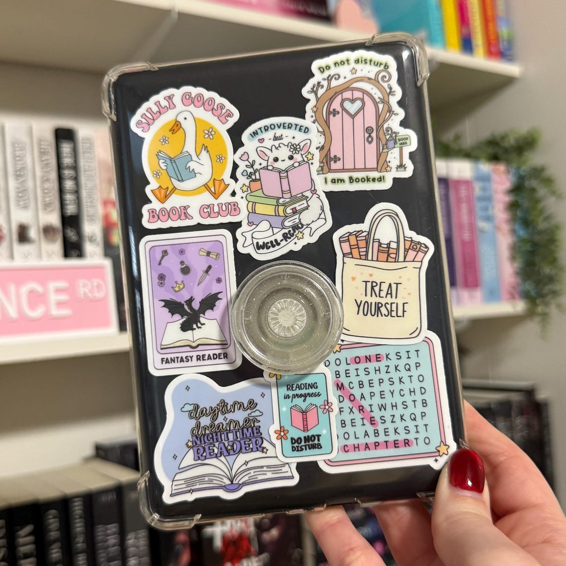 Do Not Disturb I Am Booked | Waterproof Kindle Sticker | E-reader ...
