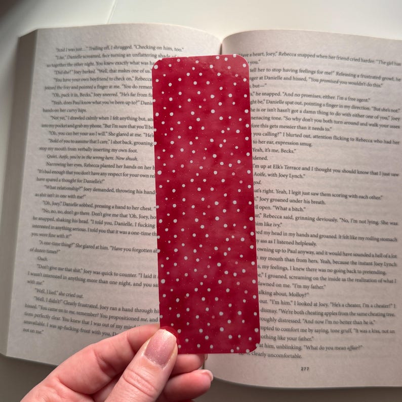 Summer Berry Laminated Bookmark | Handmade Bookmark | Book Club ...