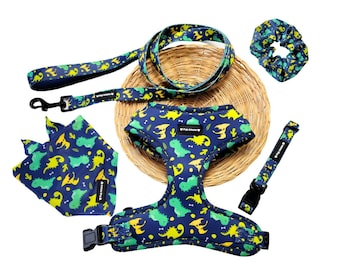 Dinosaur Harness & Leash Set for Dogs Jurassic Bark - Etsy