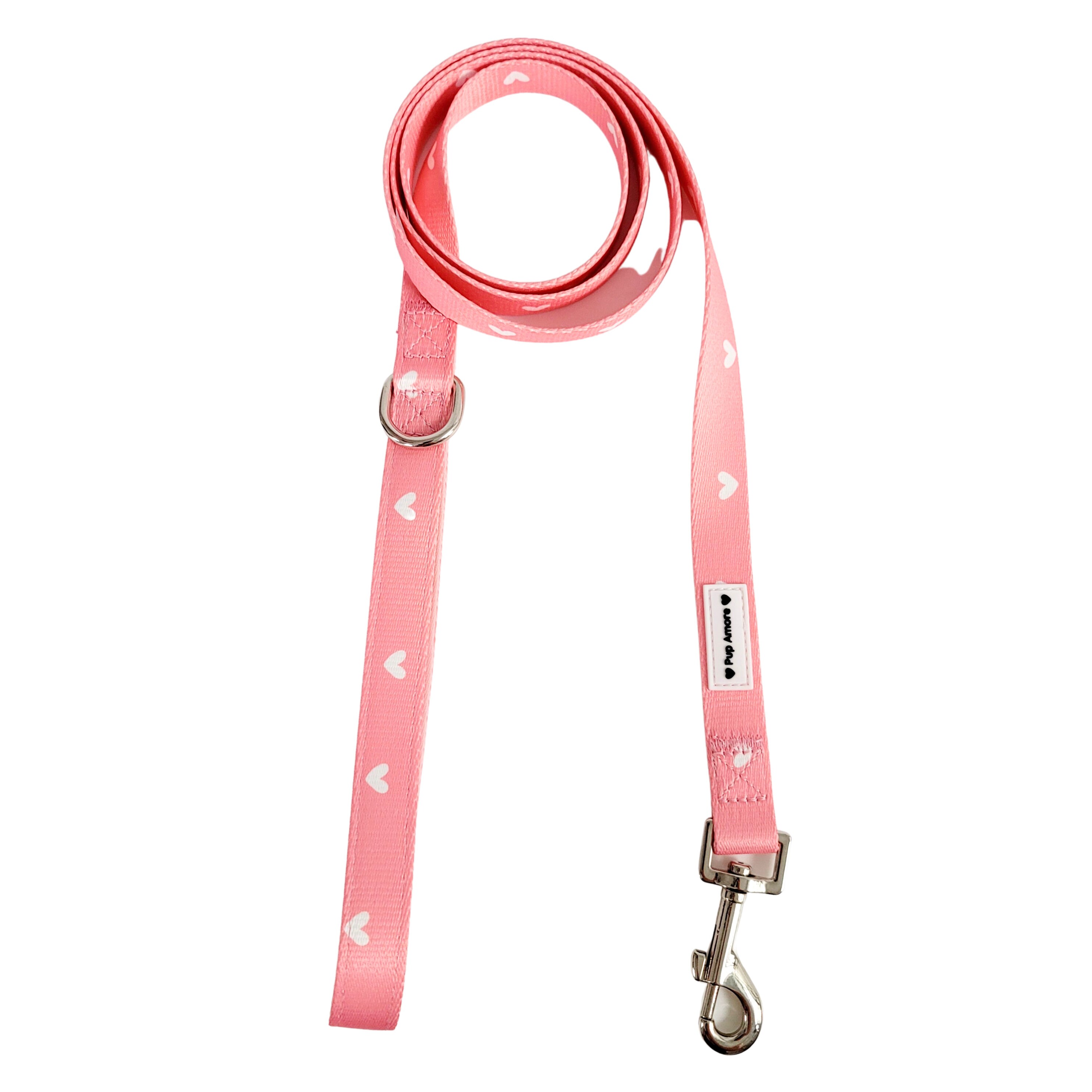 Pink Harness, Collar & Leash 5 Piece Set for Dogs, Includes Matching ...