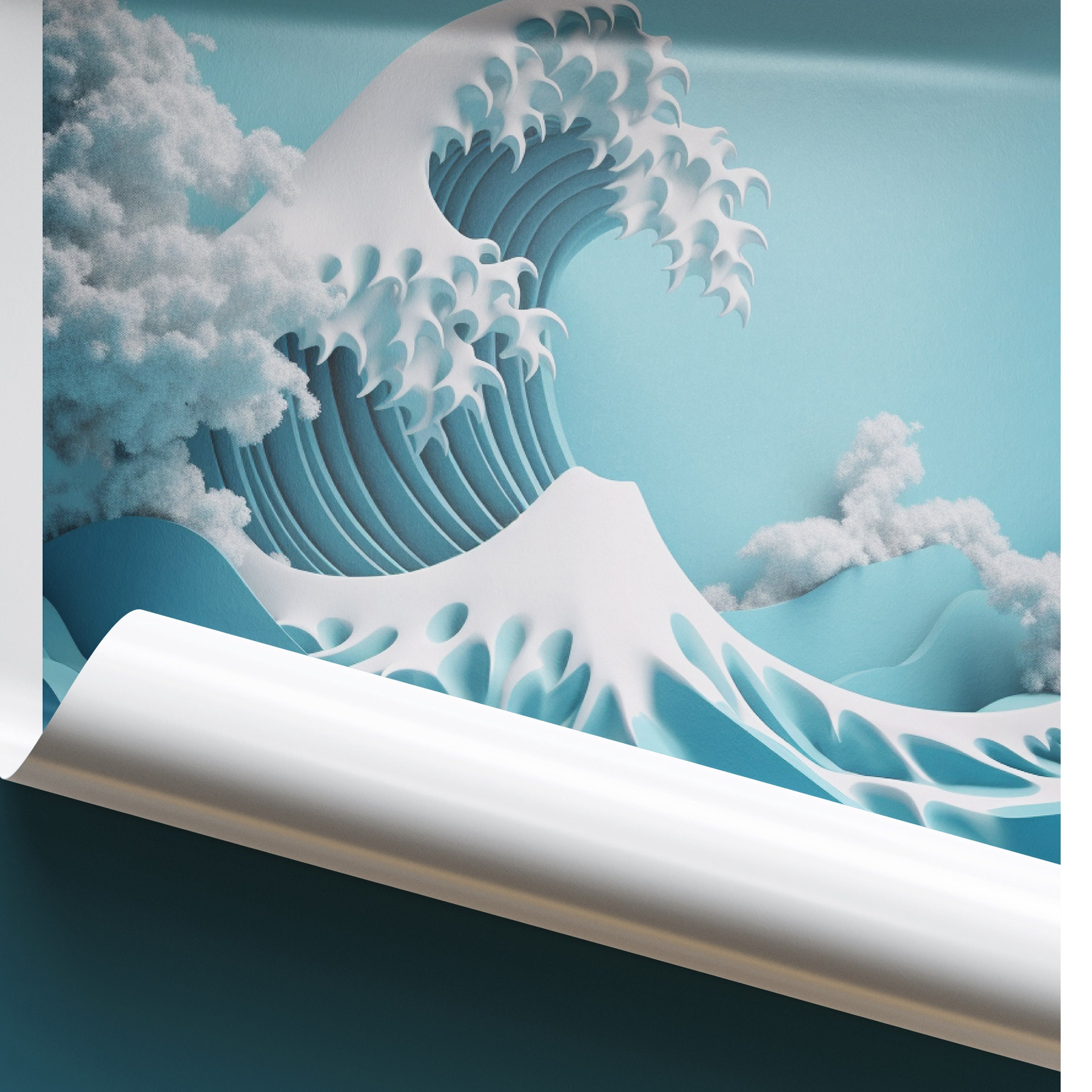 The Great Wave off Kanagawa – Limited Edition Portrait Art Print – 2 of ...