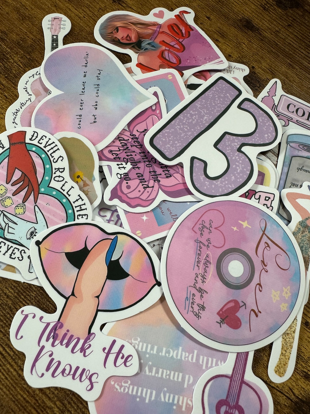 15-100 Taylor Swift Stickers Mixed Swiftie Sticker Pack, Swifties, Eras ...