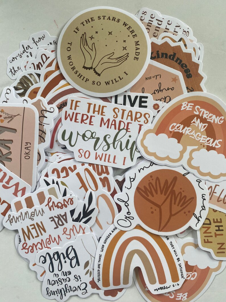 Bible Stickers Christian Stickers Prayer Stickers for All Stickers ...