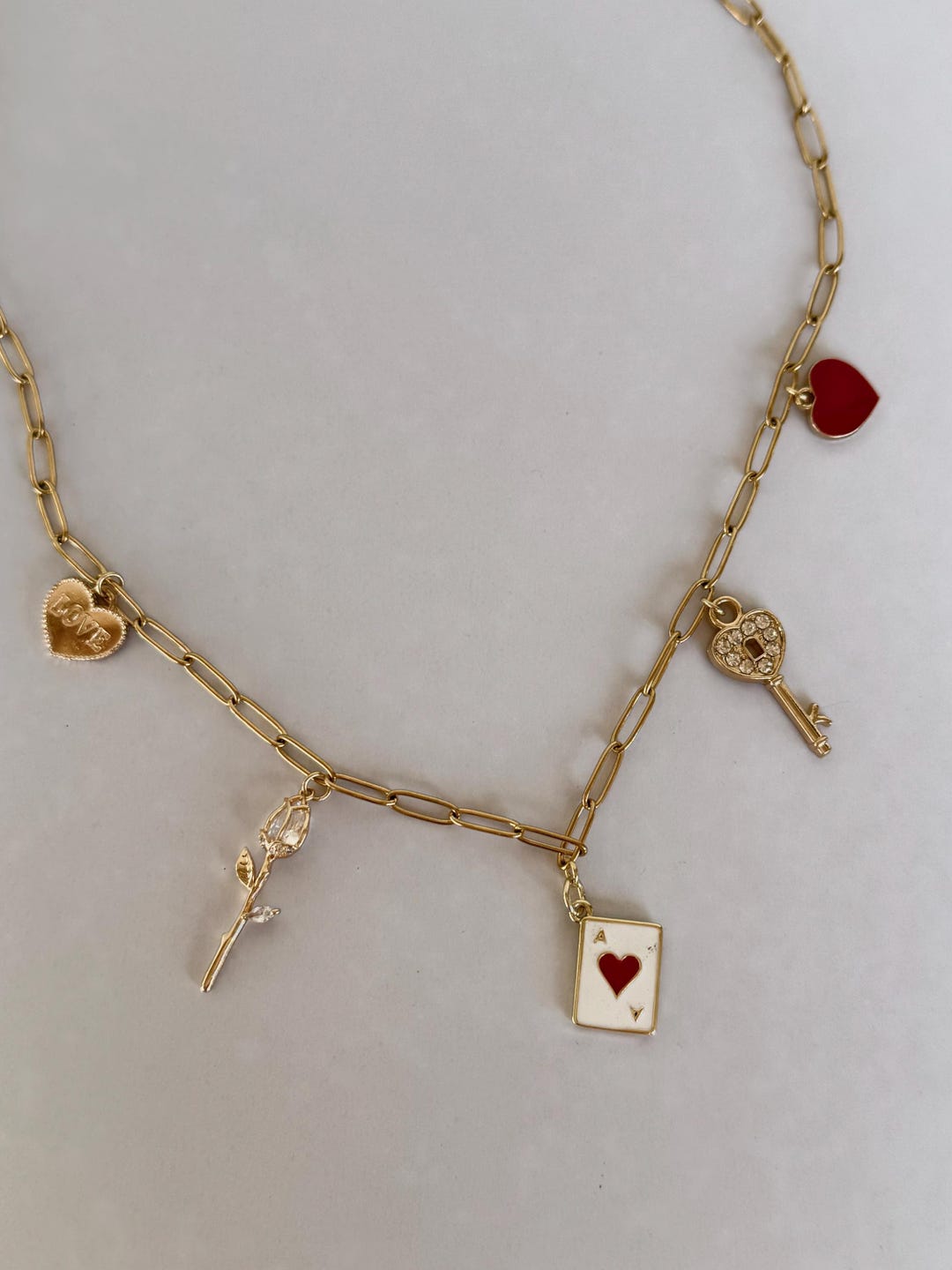 Valentines Day Necklace, Love Necklace, Heart Necklace, Valentines Day ...