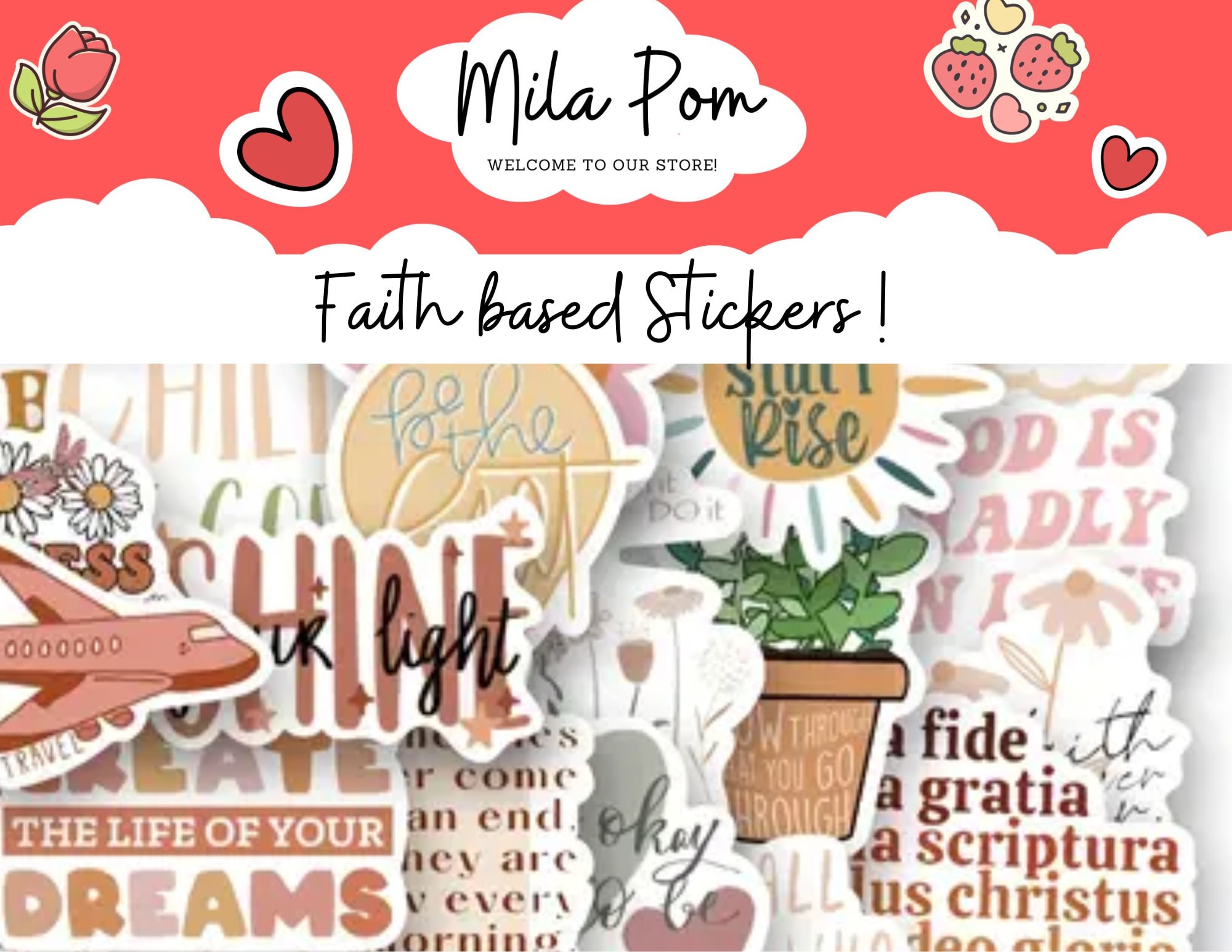Bible Stickers Christian Stickers Prayer Stickers for All Stickers ...
