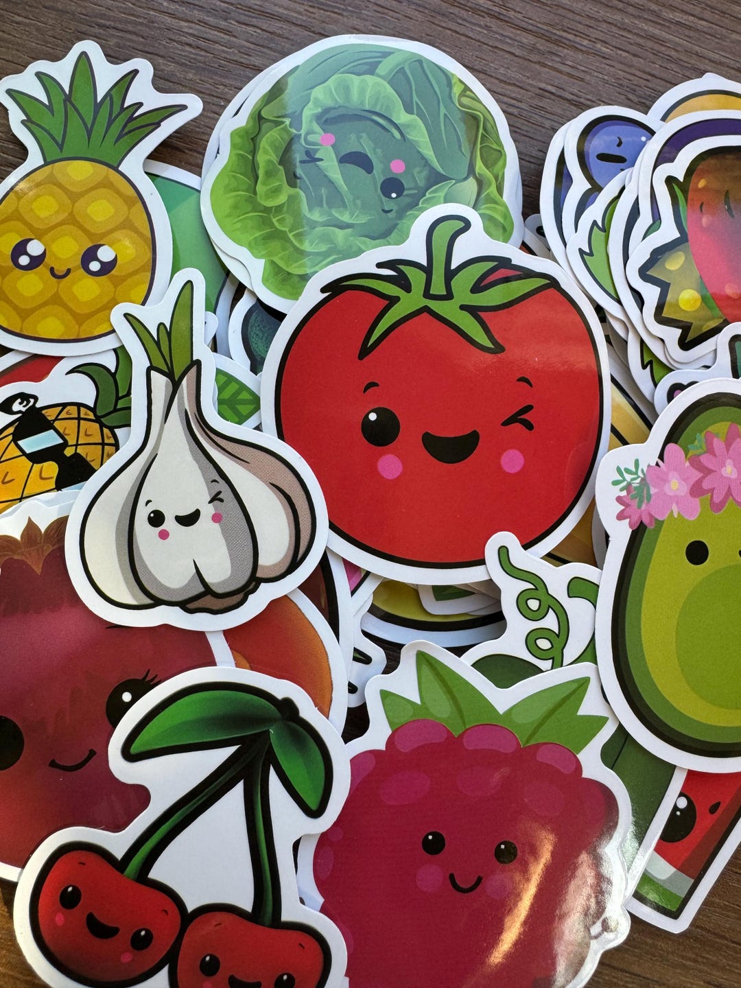 Fruits and Vegetables Stickers Educational Stickers for Kids Reward ...