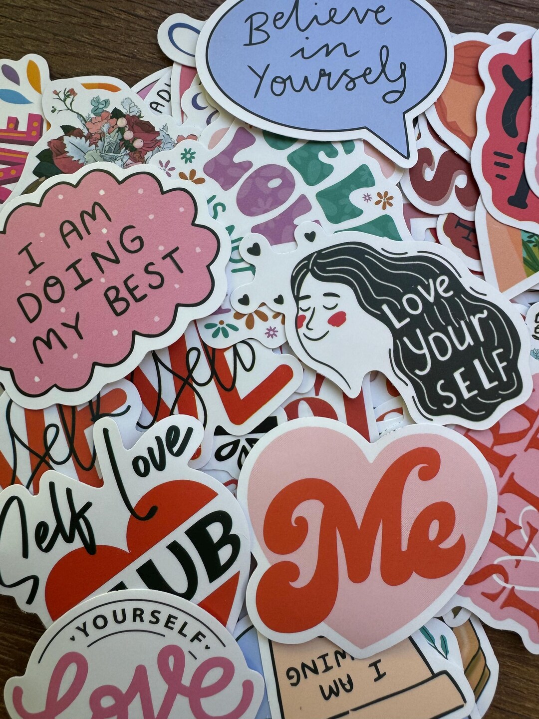 Self Love Stickers for All Motivational Stickers Mental Health Stickers ...